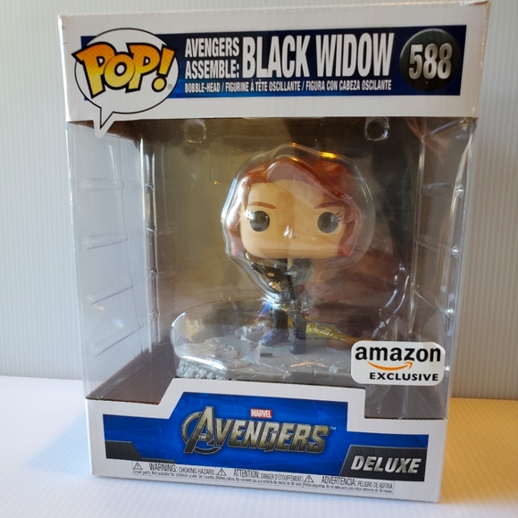 Funko | Toys | Funko Pop Black Widow Deluxe Bobble Head | Poshmark